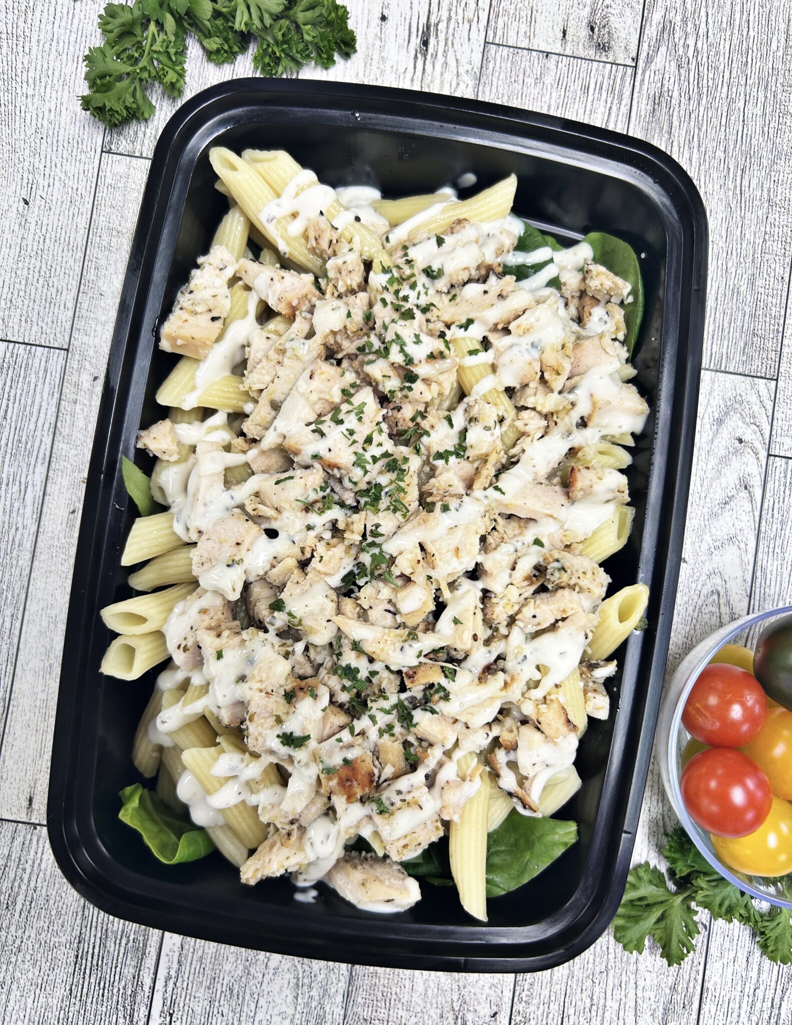 HONEY GARLIC CHICKEN PASTA - Power Fit Meals