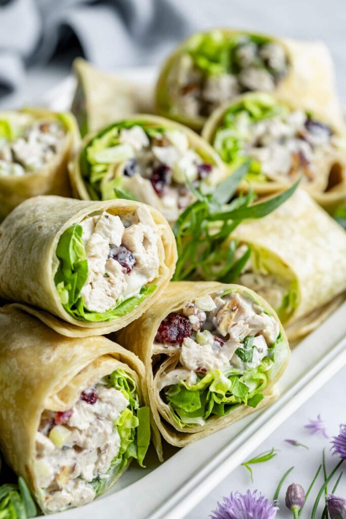GRAPE CHICKEN SALAD WRAP - Power Fit Meals